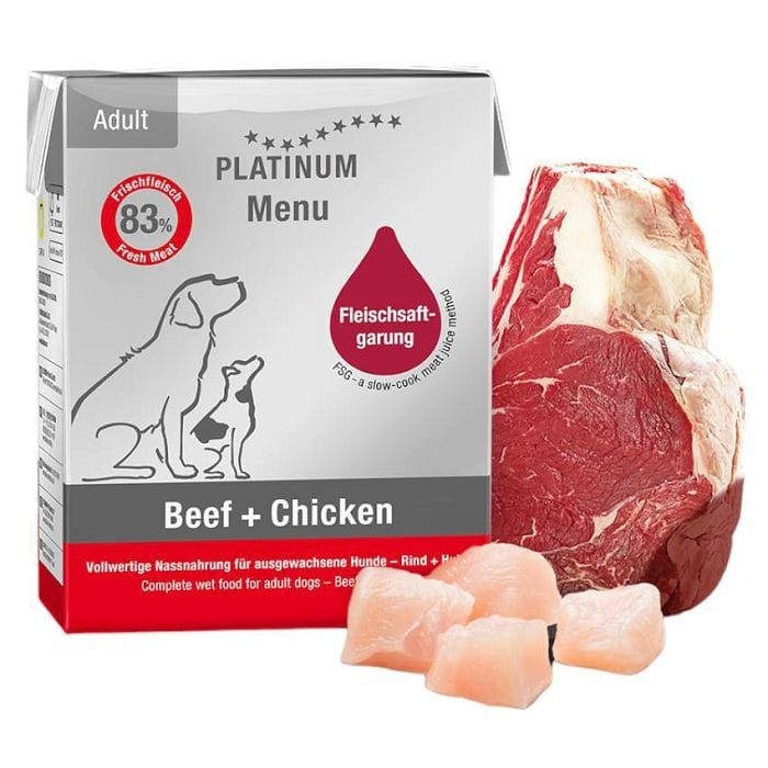 PLATINUM Adult Menu Beef & Chicken govedina i piletina hrana za pse 90g ...